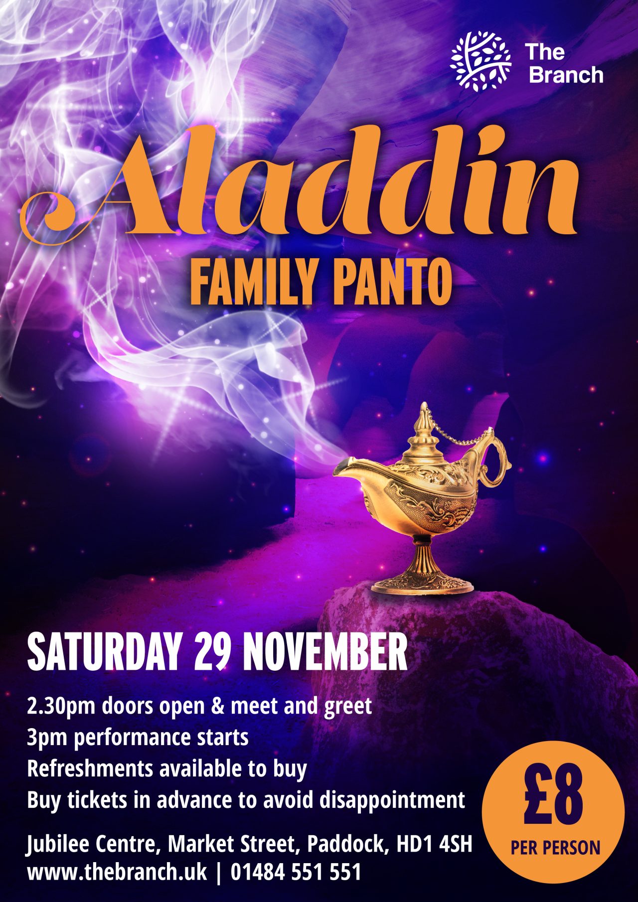 Aladdin family panto | The Branch